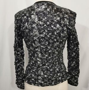 Frank Lyman Design | Jackets & Coats | Frank Lyman Vintage Silver Black ...